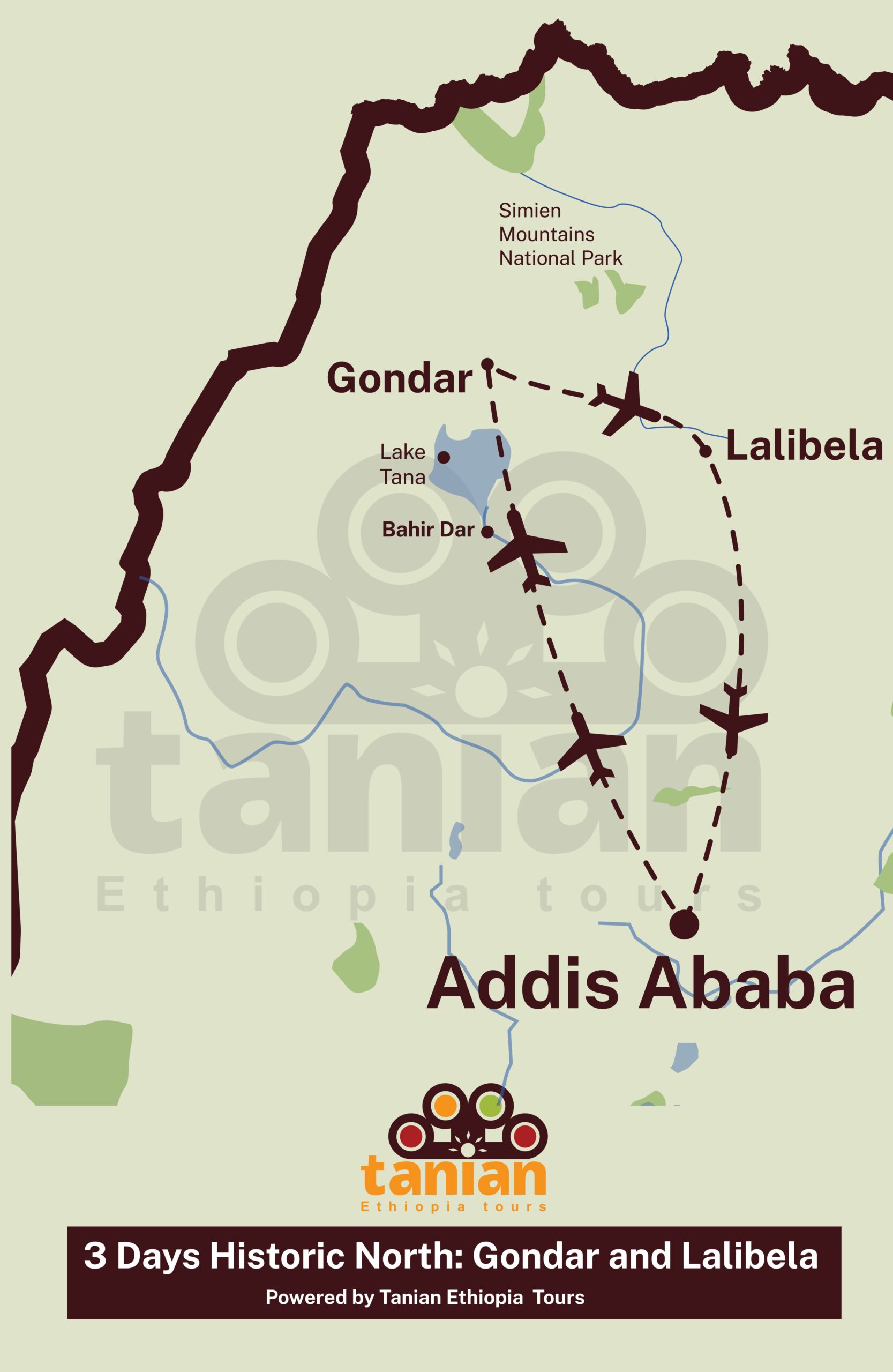 3 Day Northern Ethiopia Historic Tour | Gondar & Lalibela - Tanian ...